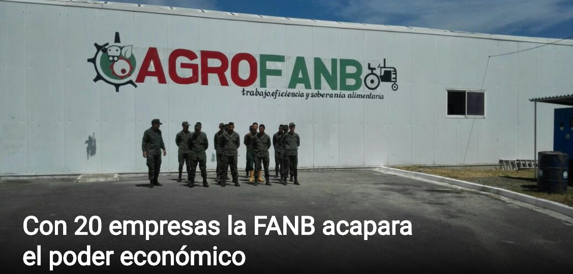 Con 20 empresas la FANB acapara el poder económico - Revista SIC